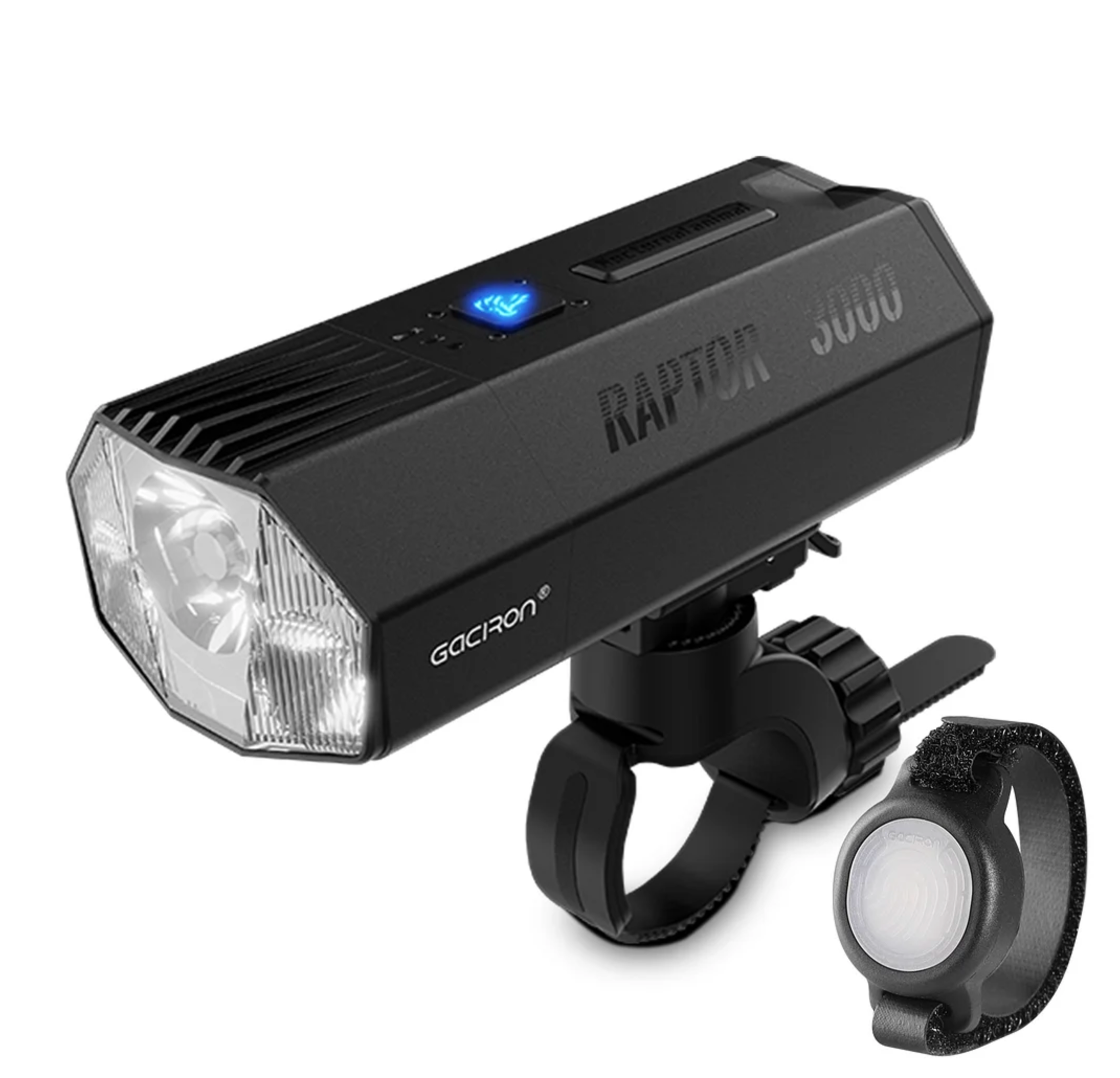 Gaciron Raptor-3000 Rechargeable Ultra Bright Front Bike Light with Wi ...